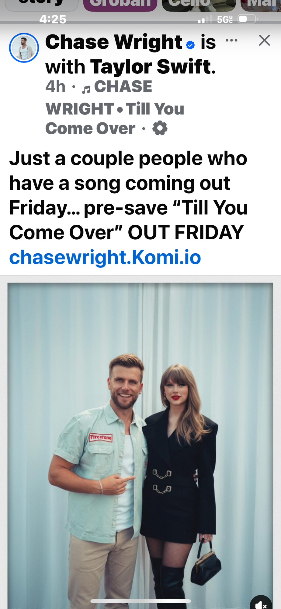 Chase Wright just announced a duet with Taylor Swift – Life is as Sweet ...